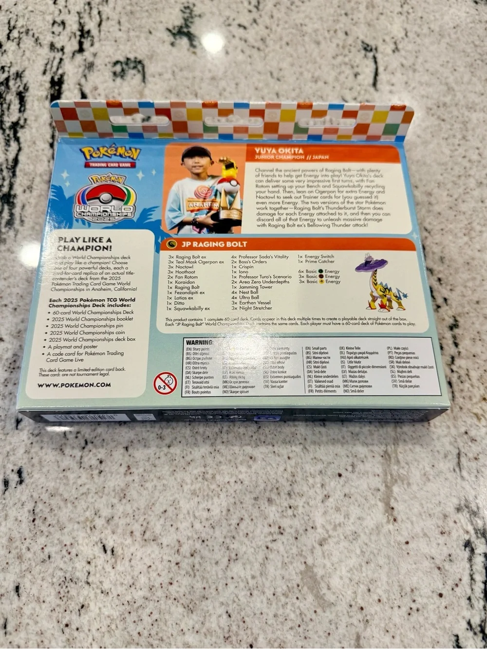 Pokemon | Toys | Yuya Okita Jp Raging Bolt Deck Pikachu Collector Set ...